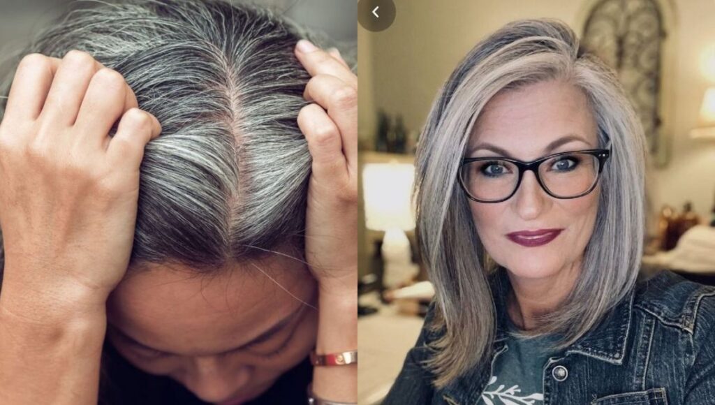 ESTE es el mejor color de rayitos para disimular las canas del cabello ...