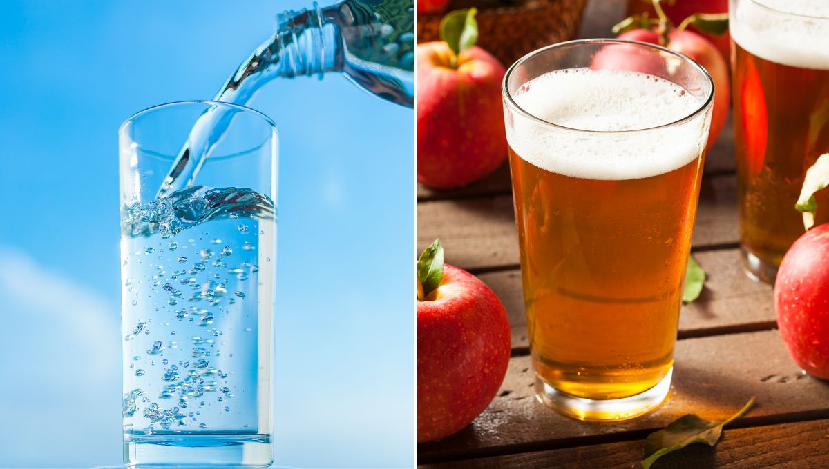 ¿Cómo hacer suero casero con agua mineral y sidral?