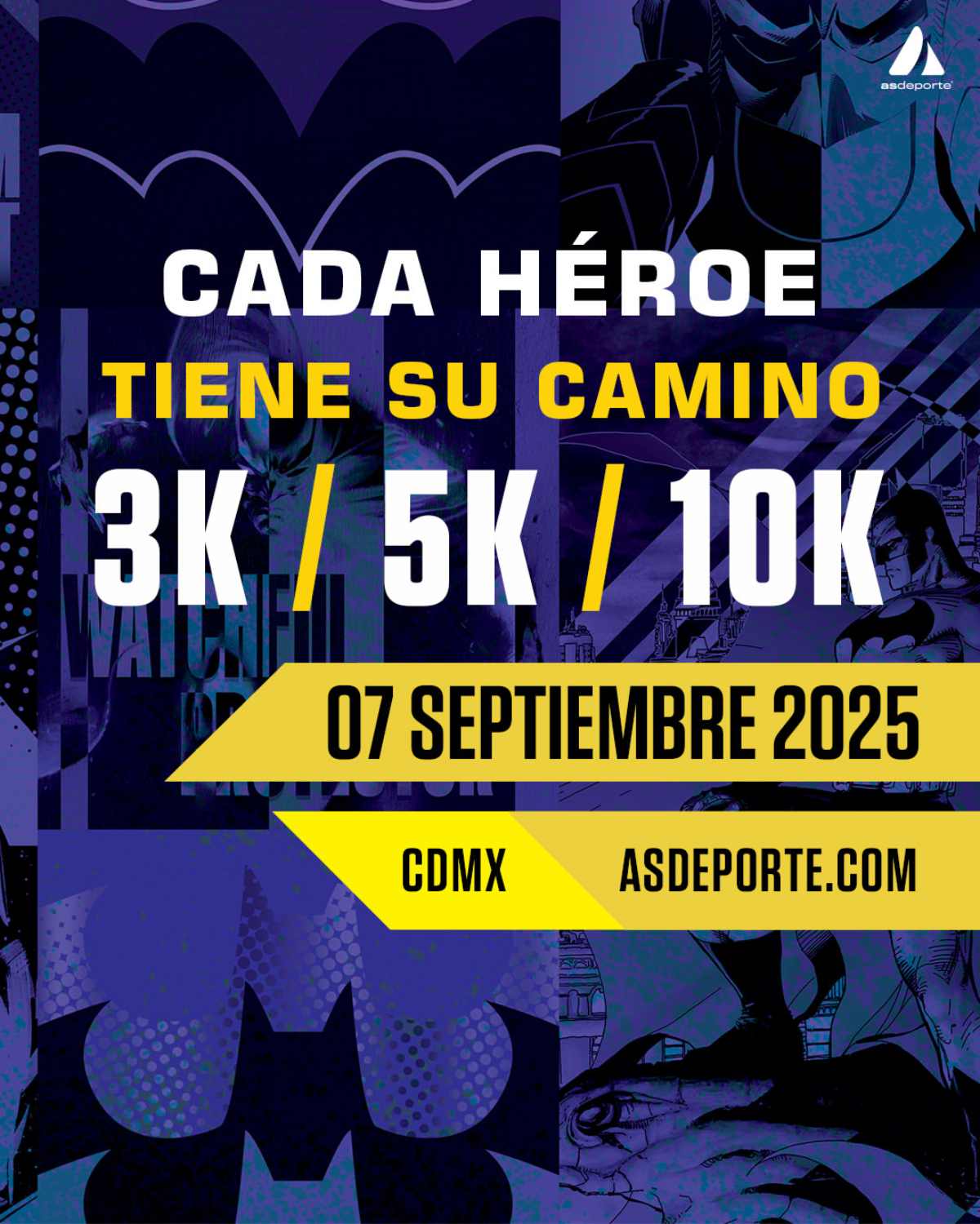 Carrera Batman Run en CDMX 2025: precio, kits, distancia y premios - Serzen
