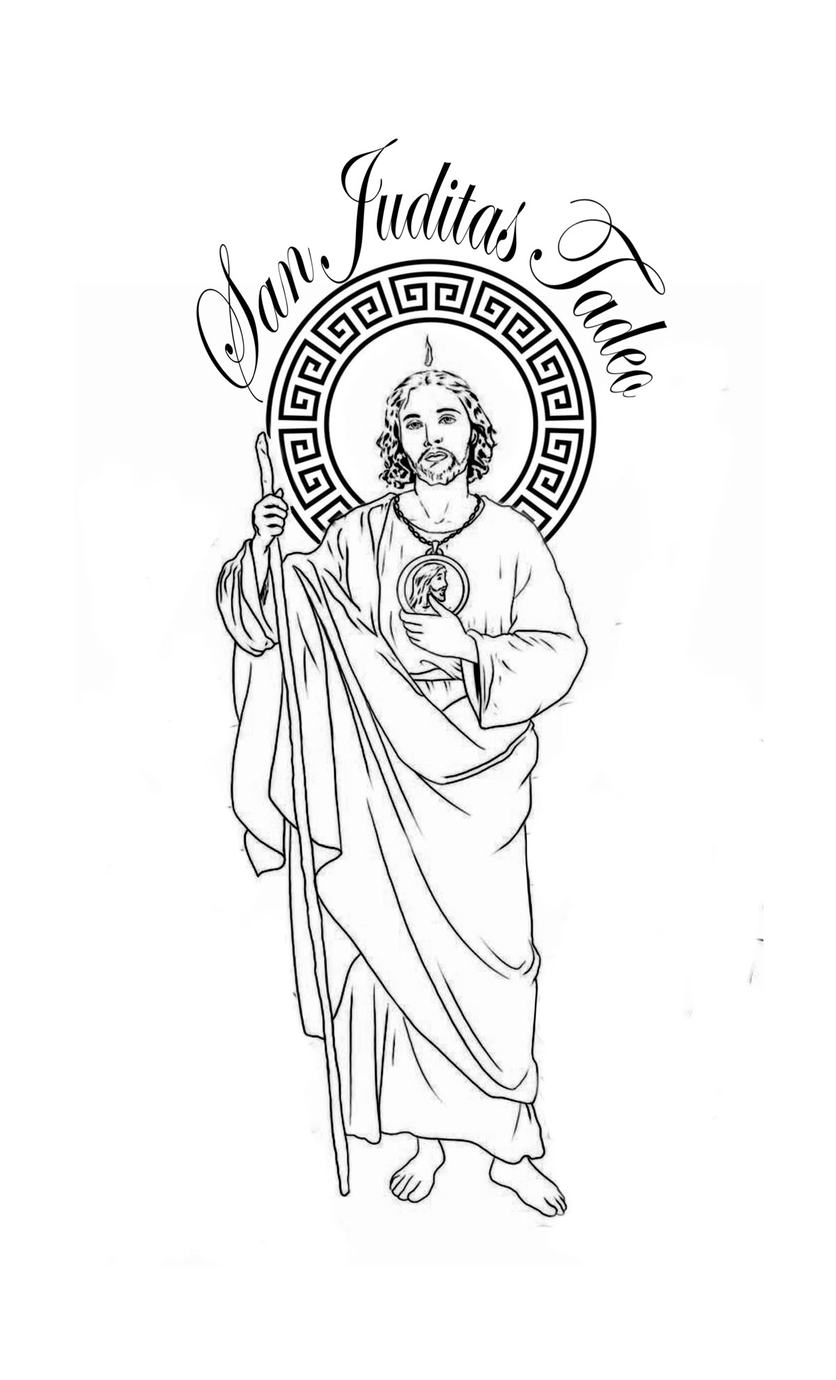 Dibujos de San Judas Tadeo para imprimir - Serzen